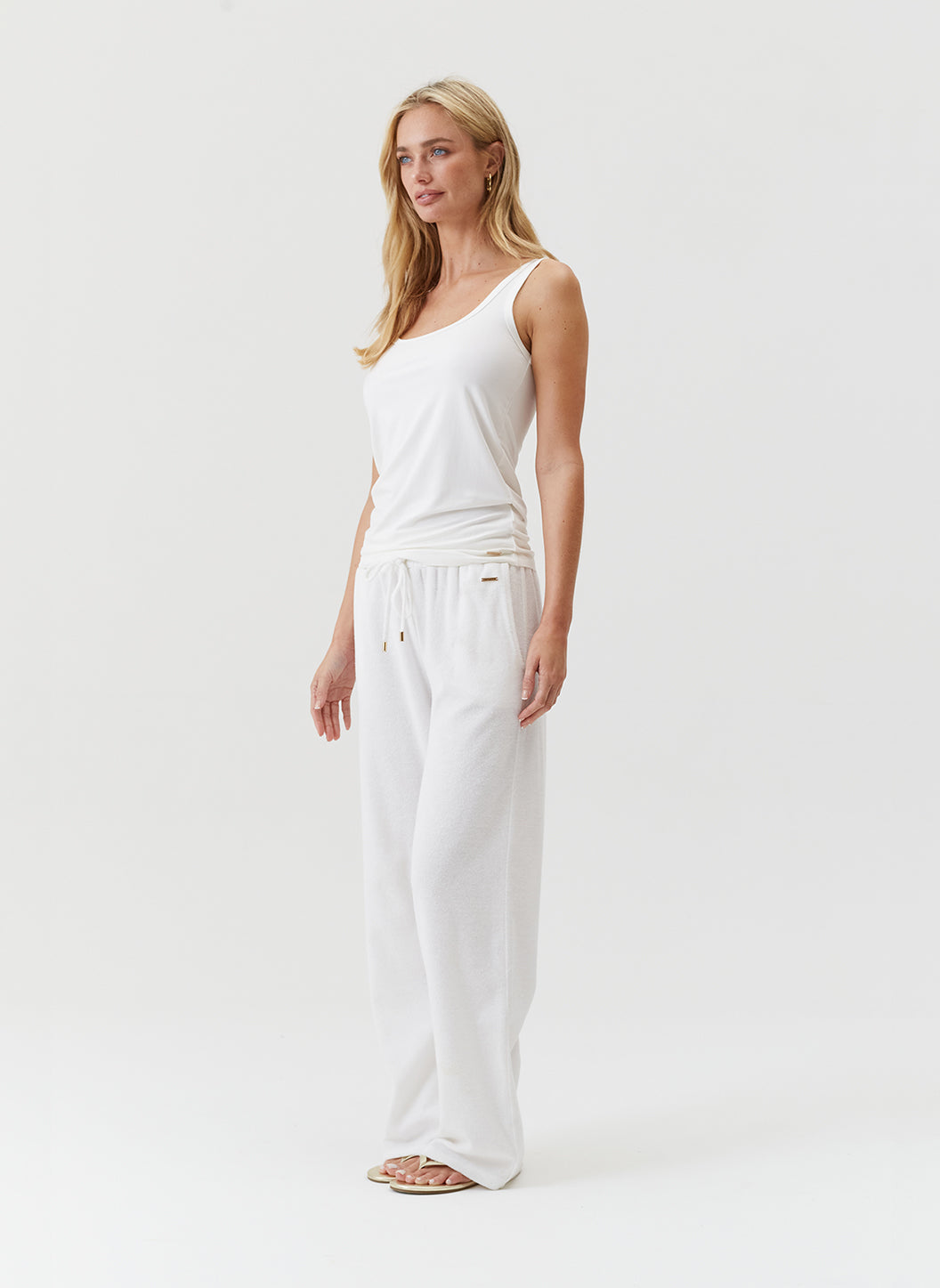 Exclusive Camille White Tank | Official Site