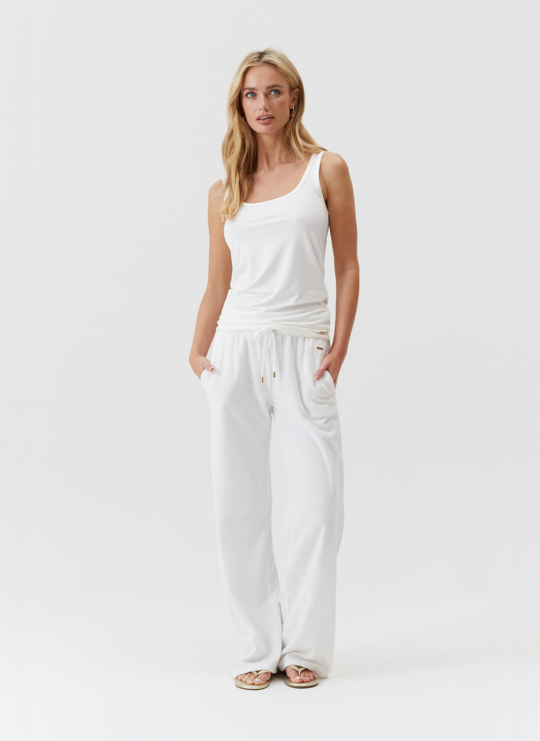 Exclusive Camille White Tank | Official Site