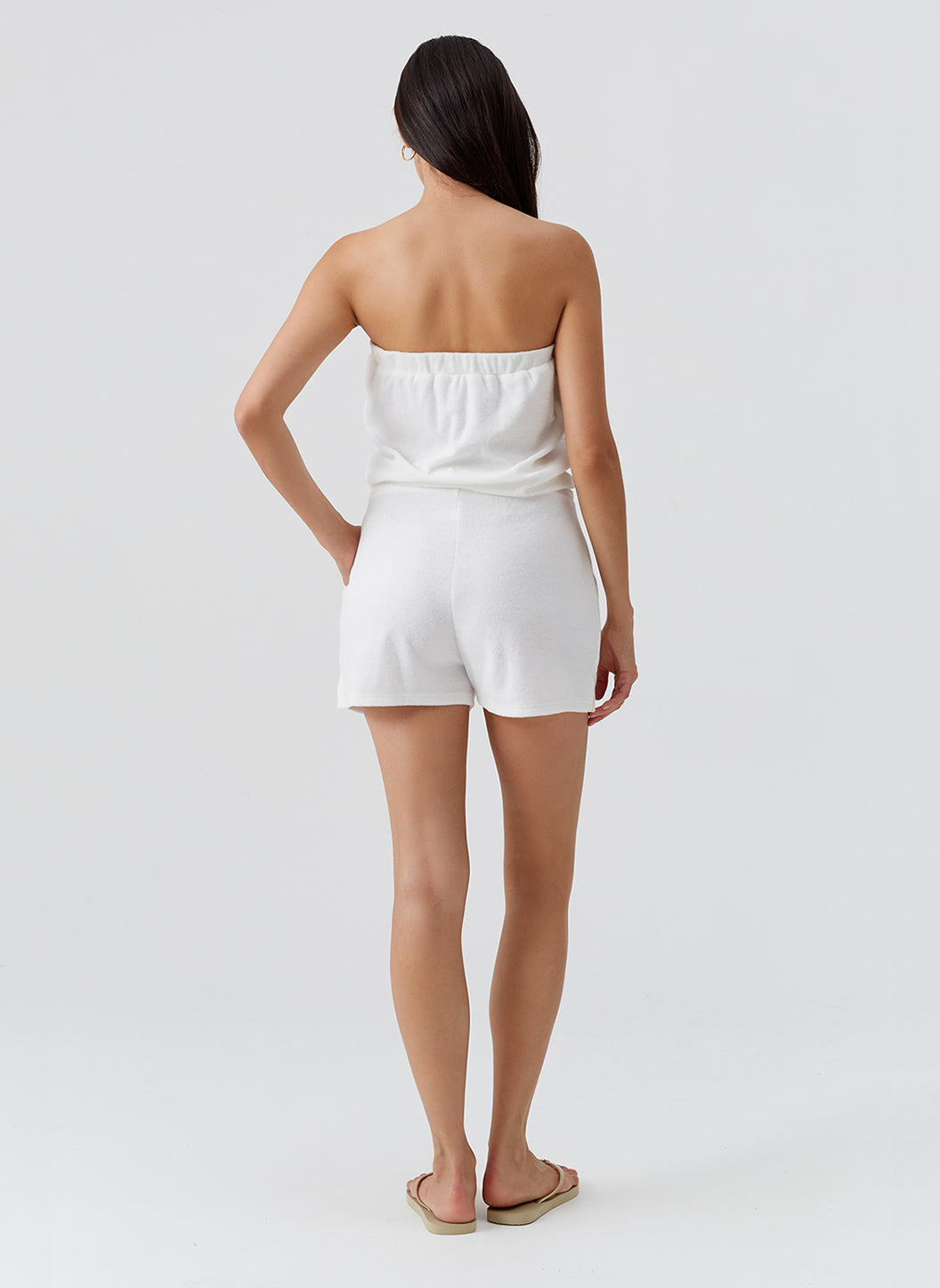 Venus White Playsuit | Official Site