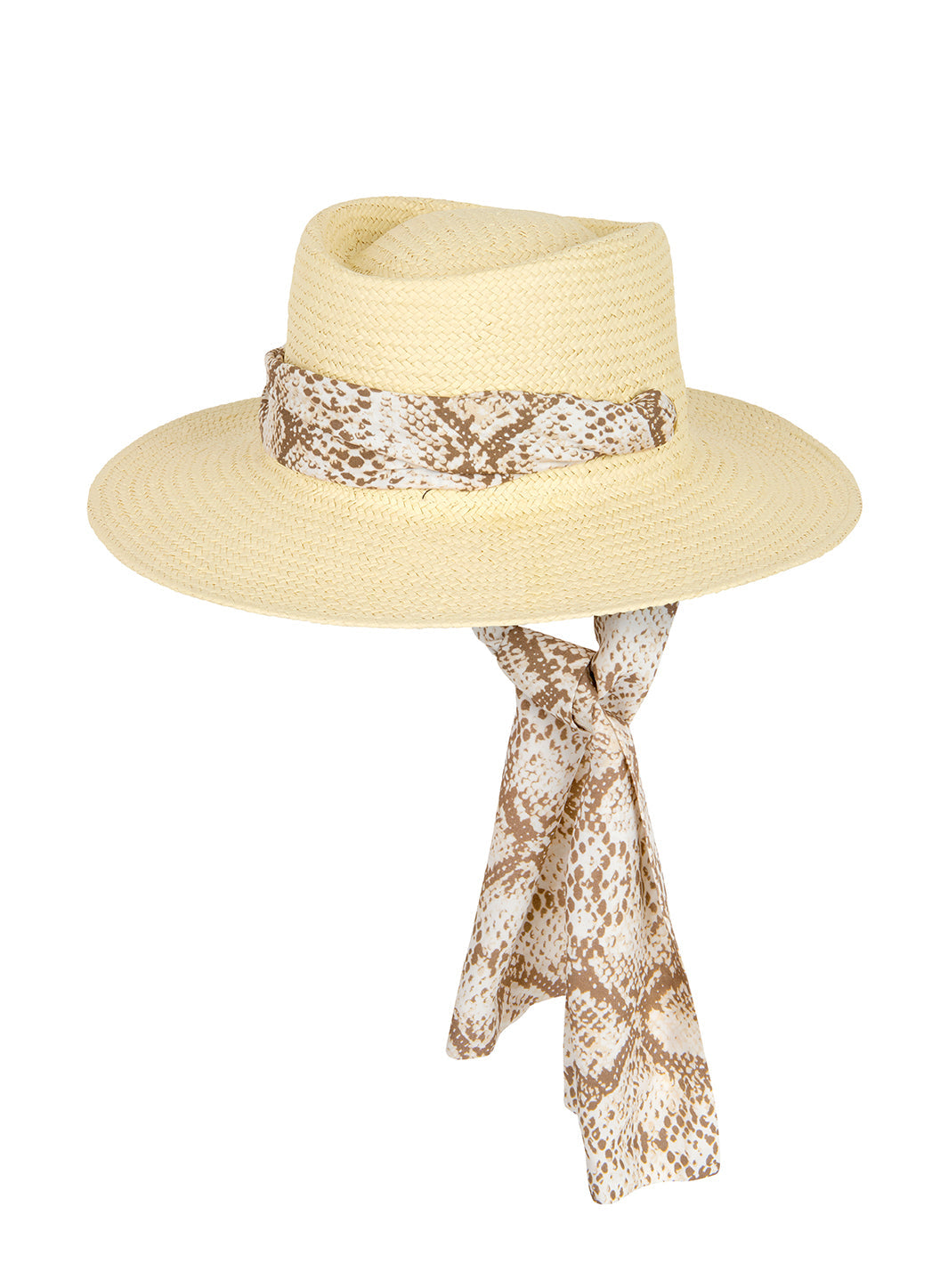 Janice Natural Snake Hat | Official Site
