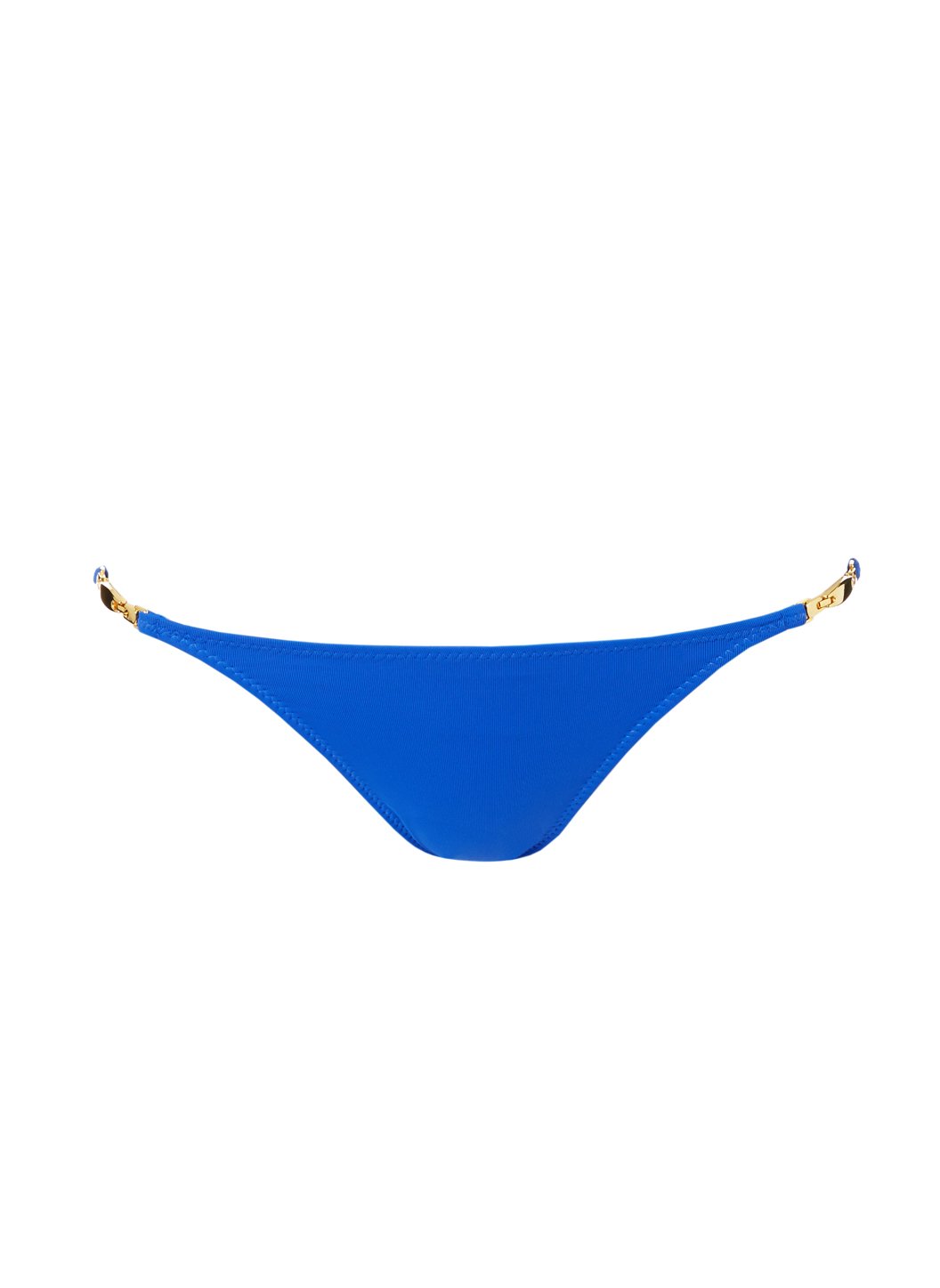 Mustique Cobalt Halterneck Gold Link Bikini Bottom
