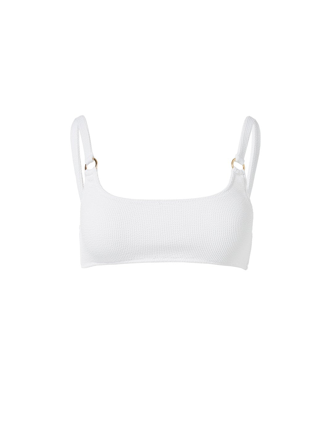 Bari Cream Ridges Bikini Top | Official Site