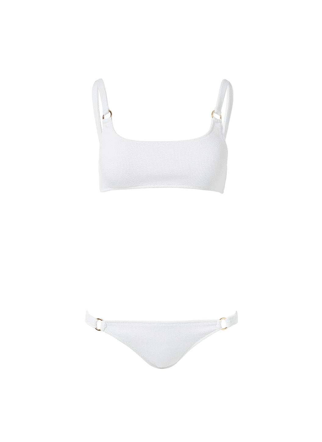 Bari Cream Ridges Bikini Bottom | Official Site