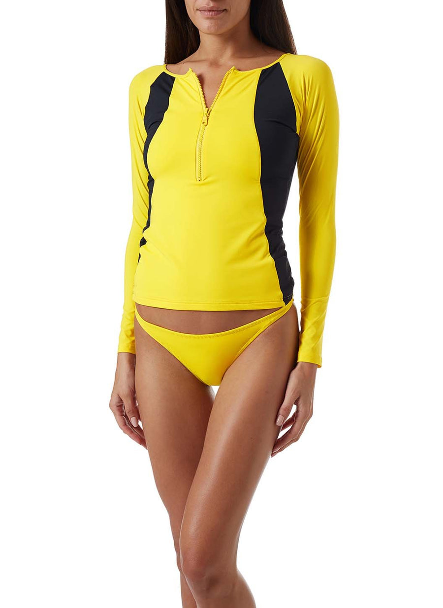 Melissa Odabash Bondi Yellow Eco Long Sleeve Bikini Bottom Official