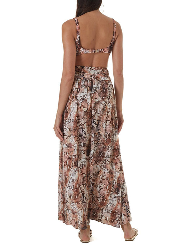 Elsa Snake Maxi Skirt | Official Site
