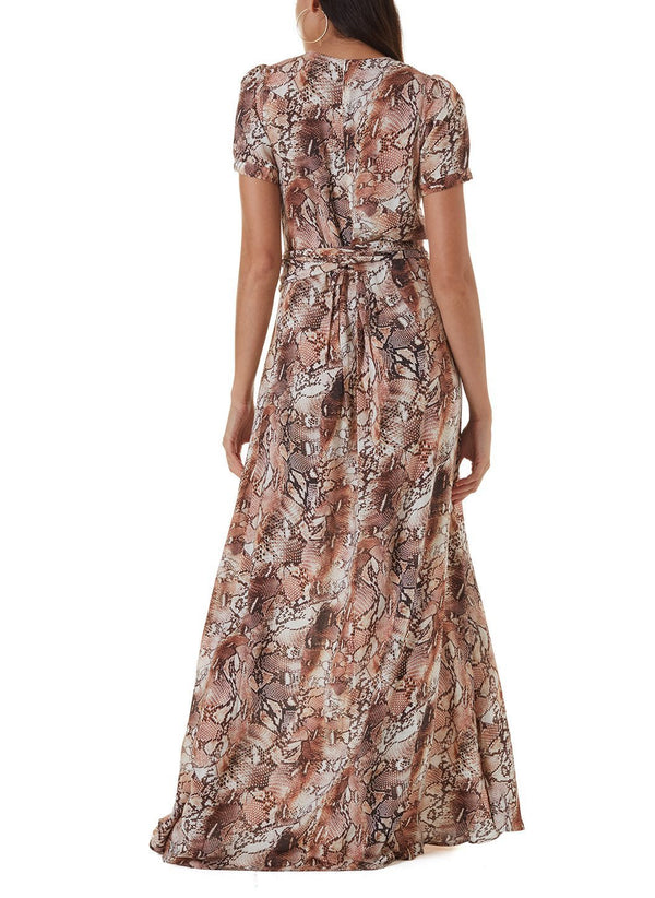Lou Snake Long Dress | Official Site