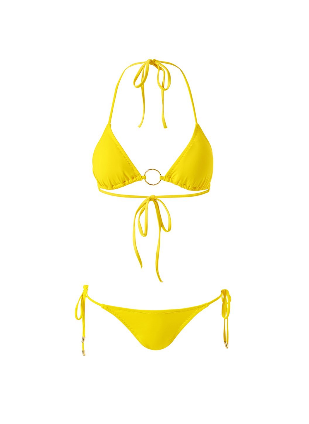 Exclusive Miami Yellow Eco Bikini Top | Official Site