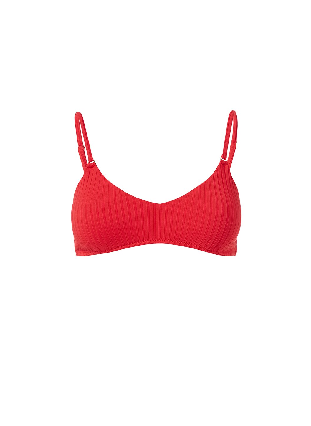 Melissa Odabash Exclusive Monaco Red Eco Bralette Bikini Top | Official ...